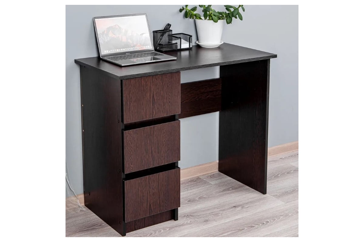 Письменный стол Letta city lite 3 ящика венге 900x750x450 мм L14008 ...