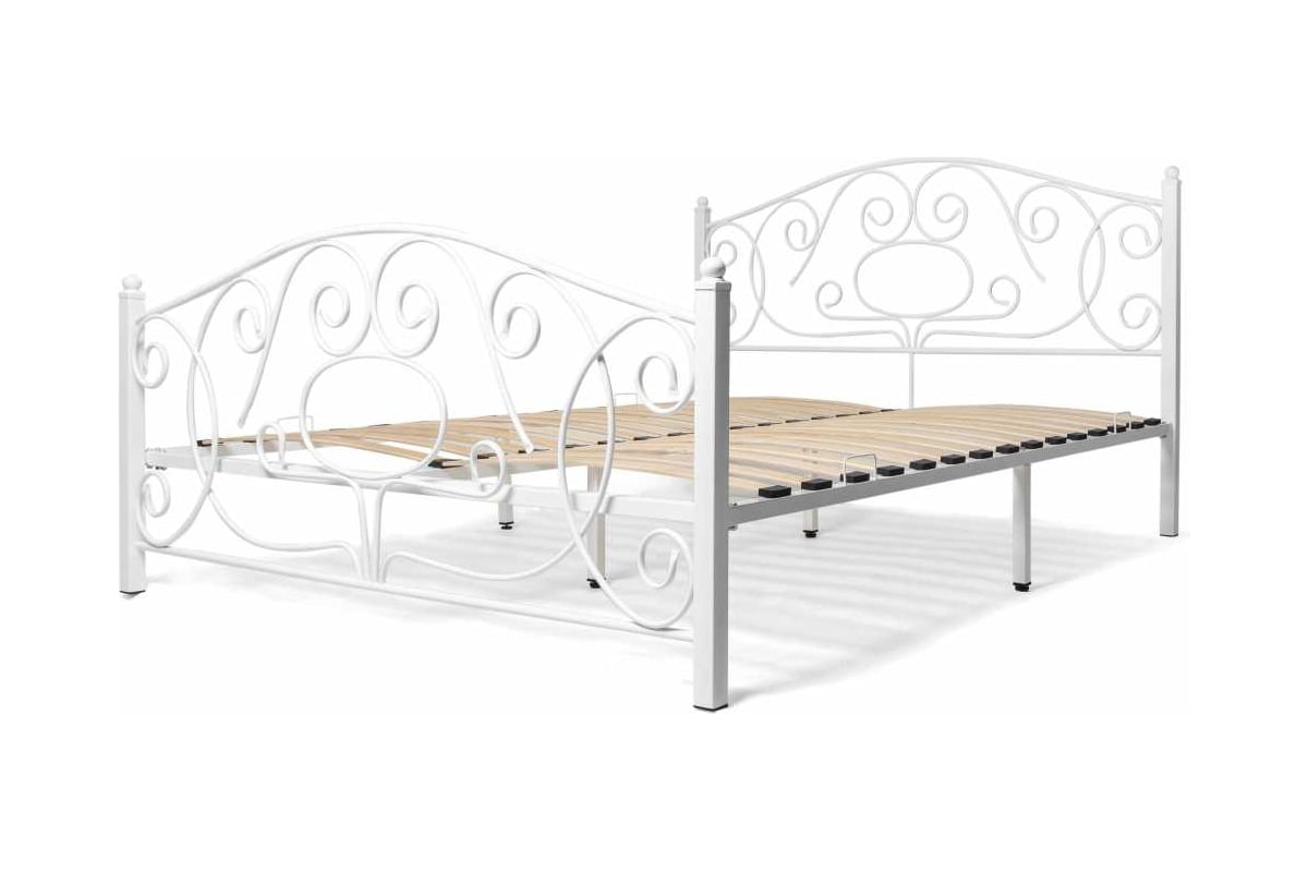 Полутораспальная кровать Woodville Викси 140x200 белая 516731 ...