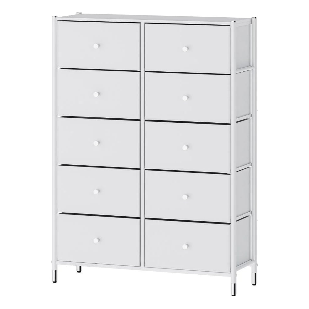 Комод семейный плюс ESTARES COMMOD classic 5F-10D-WHITE/SILVER ...