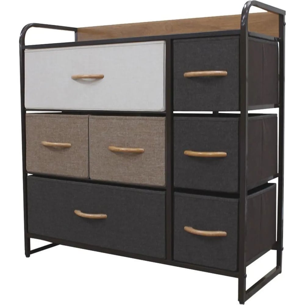 Комод-микс ESTARES COMMOD 3F-7D-MIXBROWN-80x29x78.5 УУ000003449 ...