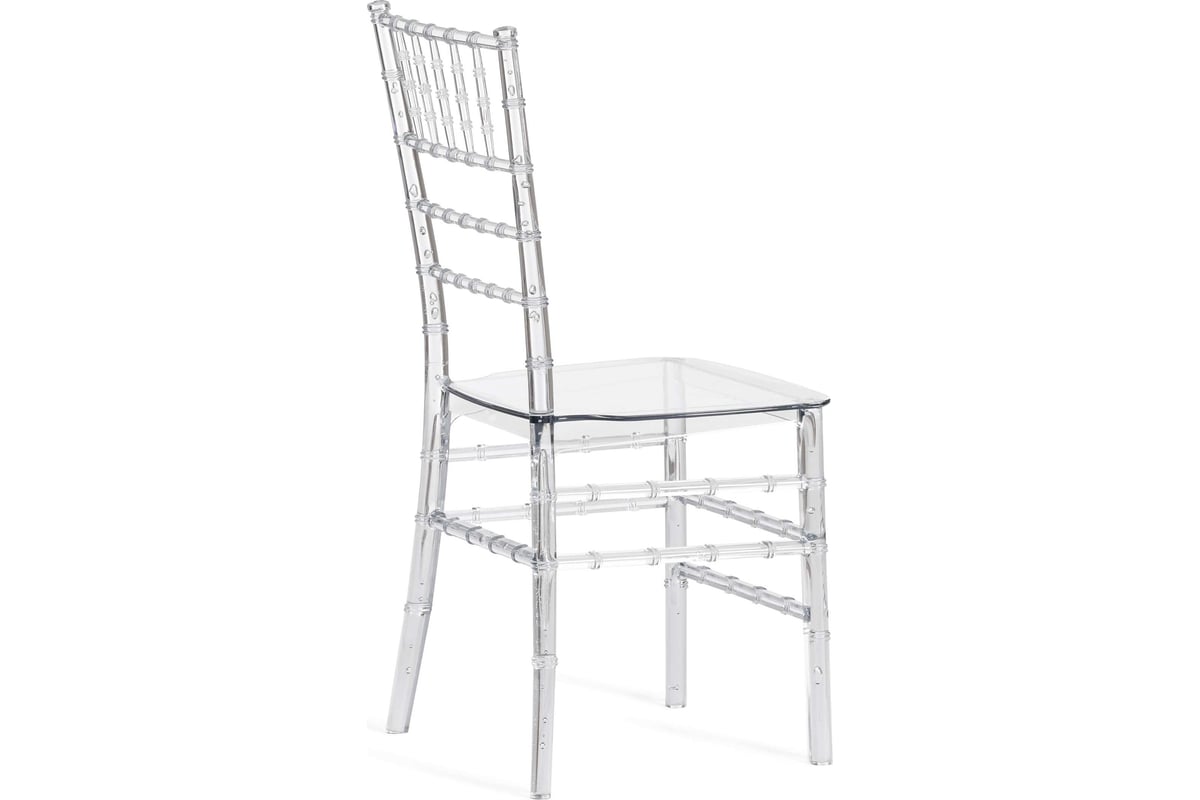 Стул CHAVARI пластик 40.5x49x88.5 см Transparent (Прозрачный) Tetchair 21371 - выгодная цена ...