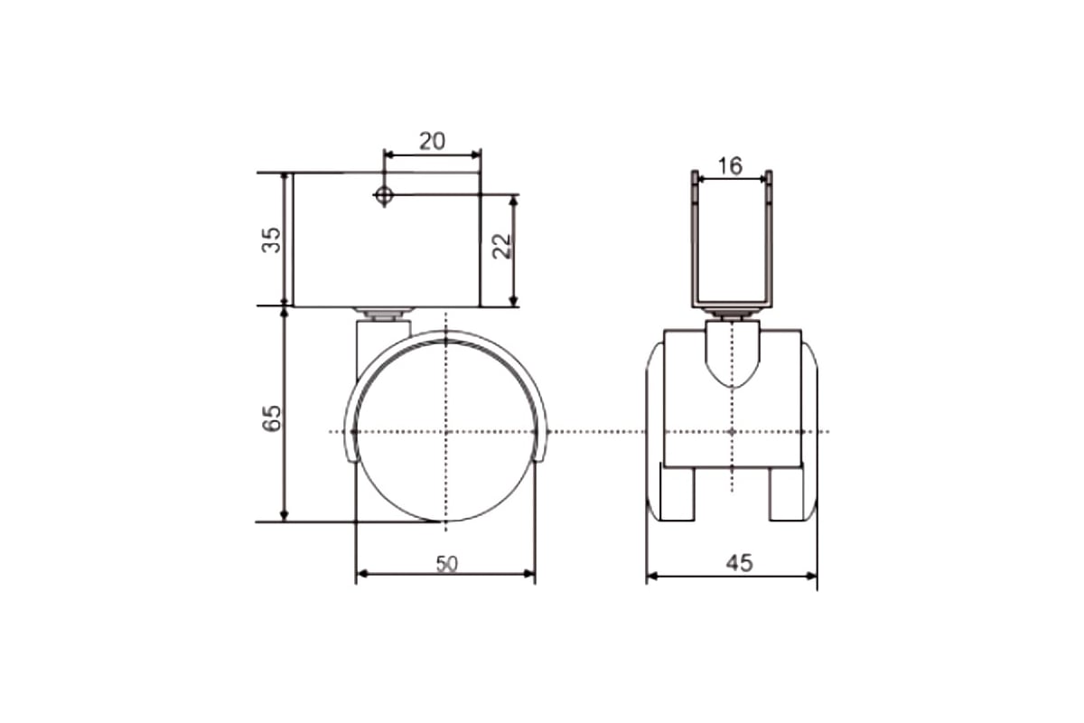 Опорное колесо Fit d40 EX для ДСП 16 мм. 06.303.040 BK - выгодная цена ...
