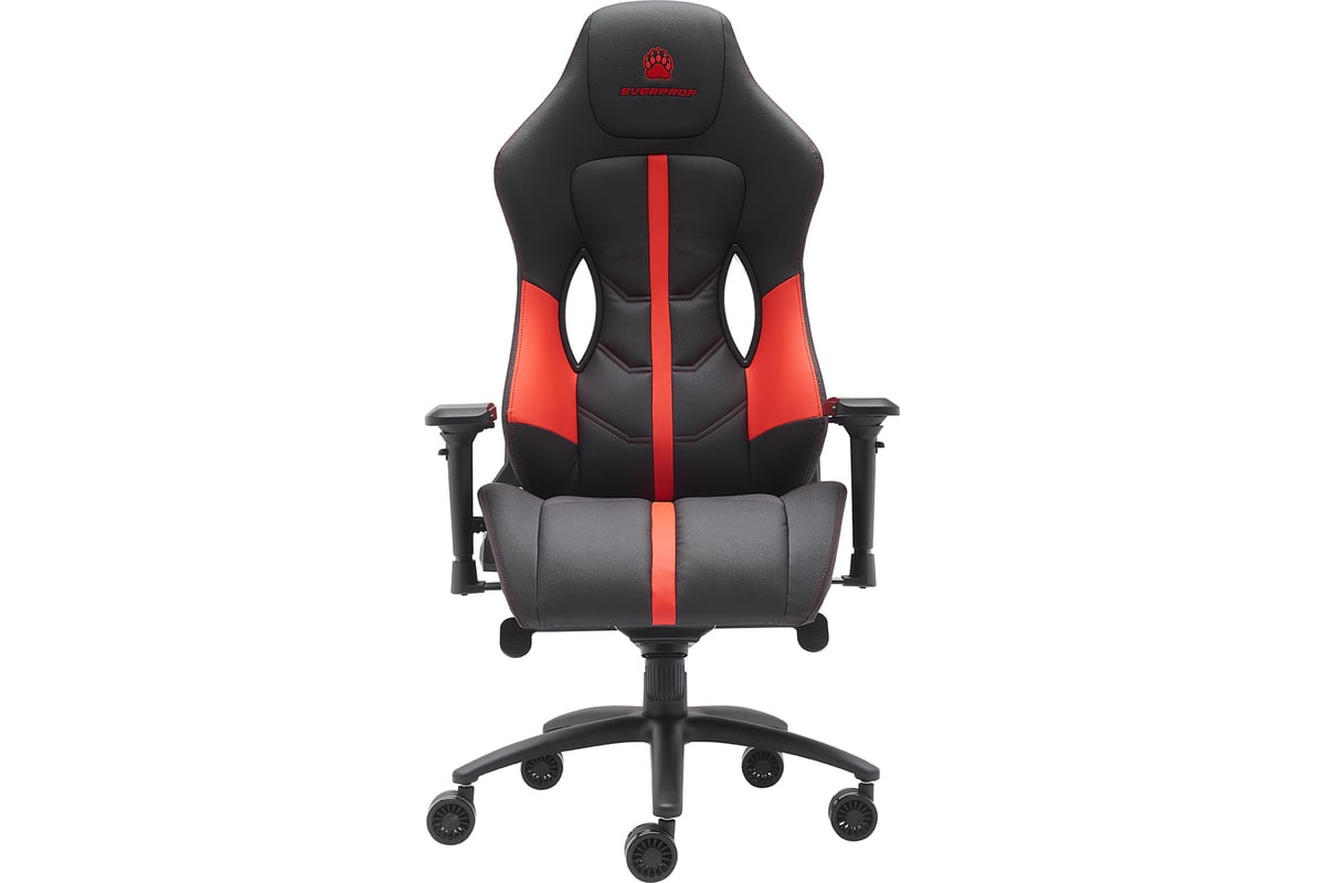 Кресло Everprof Jaguar экокожа, красный/черный EP Jaguar PU Red/Black - выгодная цена, отзывы ...