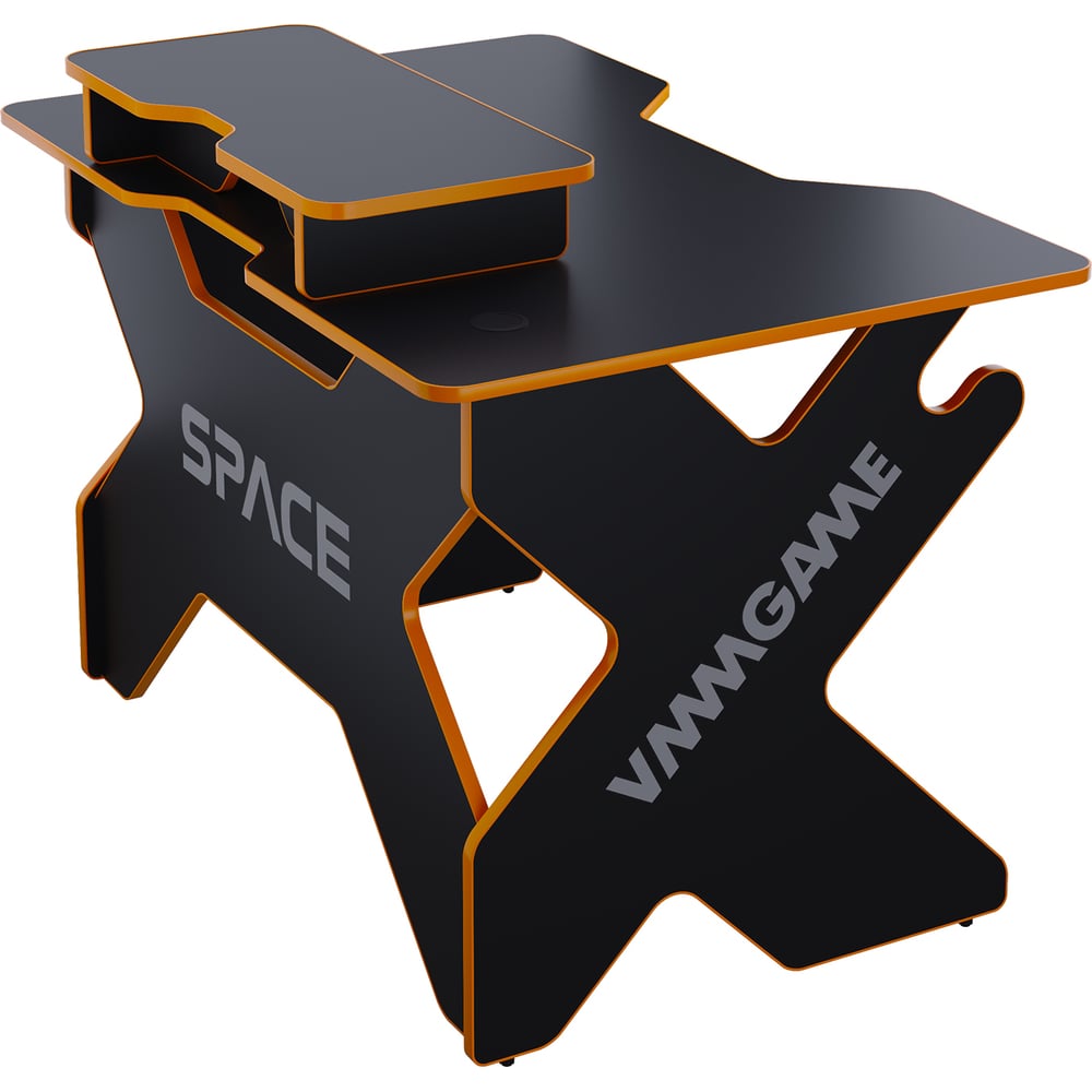 Игровой стол с подставкой для монитора VMMGAME SPACE 120 DARK оранжевый ...