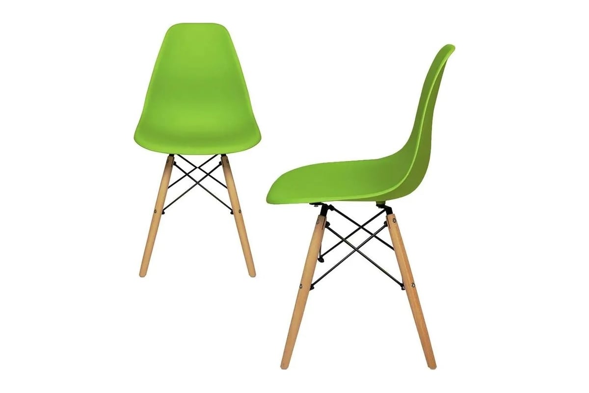 Комплект стульев Ridberg DSW EAMES зеленый 4 шт 1212736 - выгодная цена ...