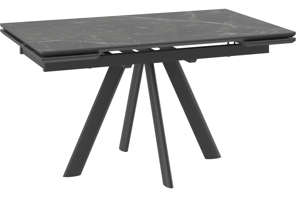 Стол mebwill Роял, 140 STONE BLACK ST CER/ЧЕРНЫЙ 101939 - выгодная цена ...