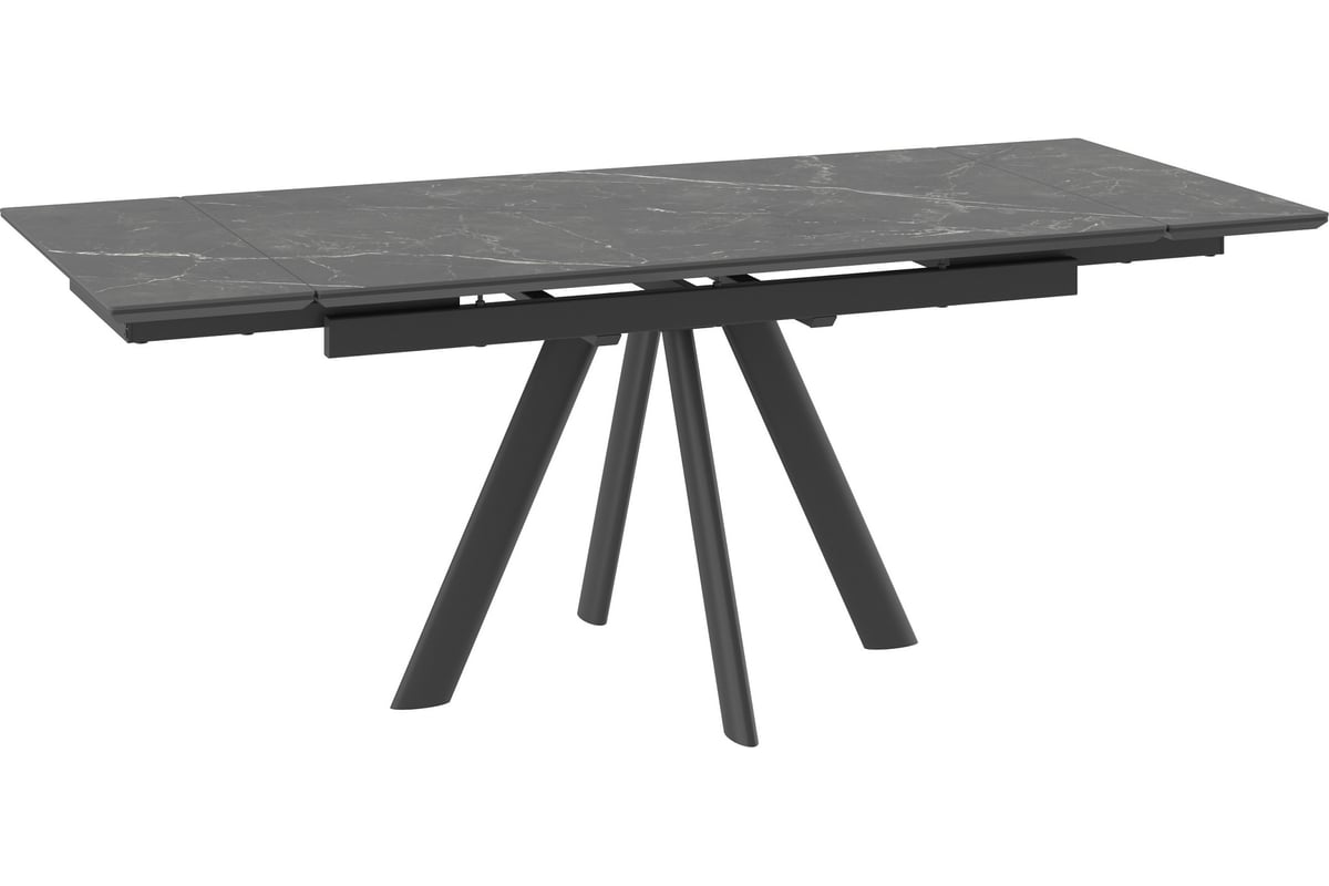 Стол mebwill Роял, 140 STONE BLACK ST CER/ЧЕРНЫЙ 101939 - выгодная цена ...