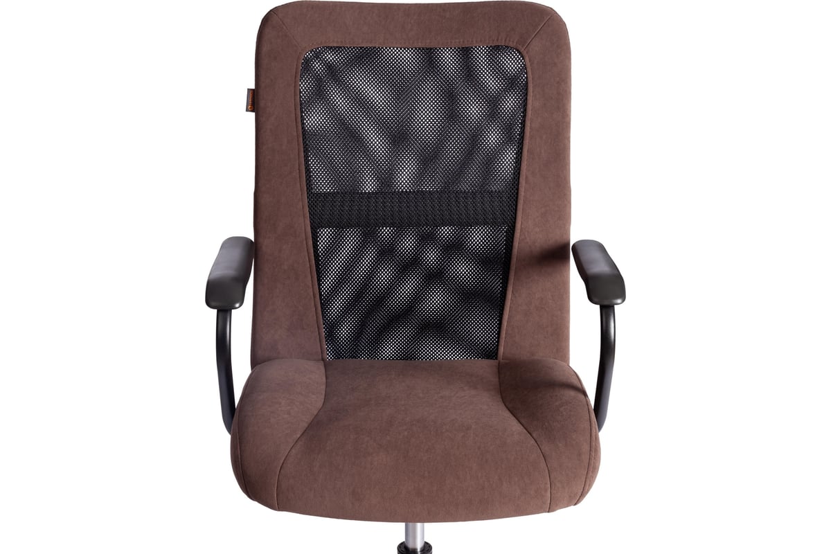 Кресло STAFF флок/ткань, коричневый/черный, 6/W-11 Tetchair 21456 - выгодная цена, отзывы ...