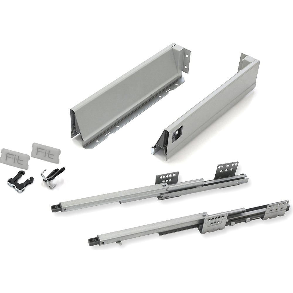 Выкатной ящик с амортизацией Fit 86 400 серый 03.001.400 GR/к ...