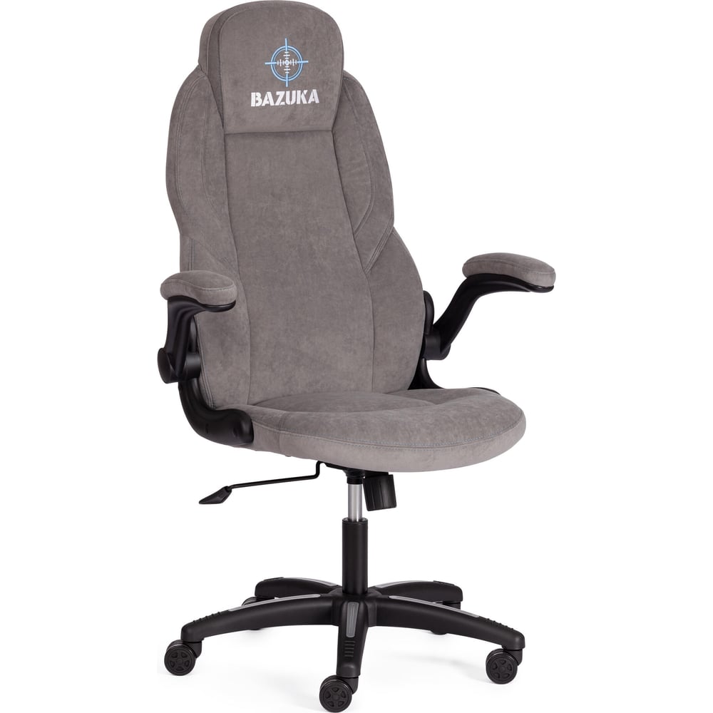 Кресло Tetchair BAZUKA флок, серый, 29 21154 - выгодная цена, отзывы, характеристики, фото ...