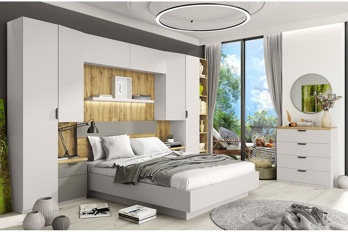 Кровать Anrex MODERN, 160 с подъемником, цвет персидский жемчуг/наварра 715706 - выгодная цена ...