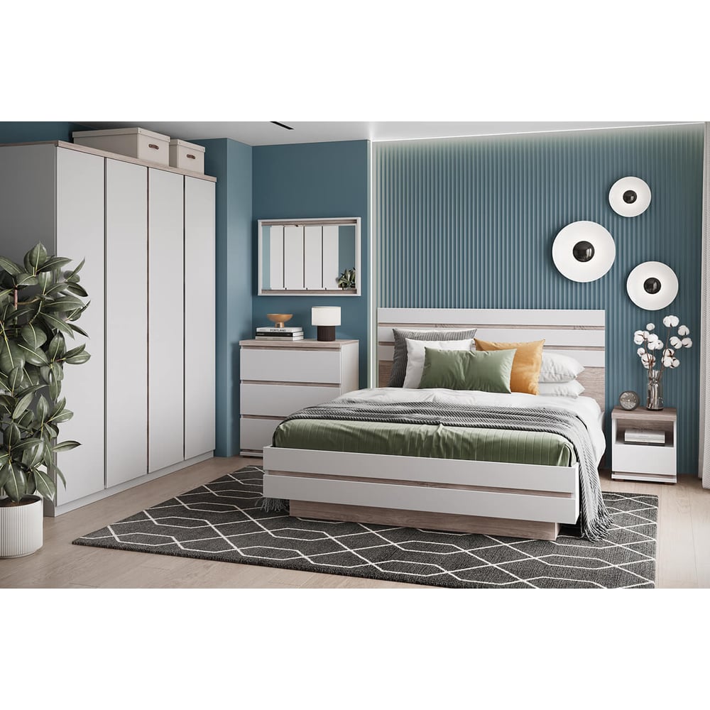 Шкаф Anrex LIMA 4DG. Цвет ПЕРСИДСКИЙ ЖЕМЧУГ/ МАДУРА 730241 - выгодная цена, отзывы ...