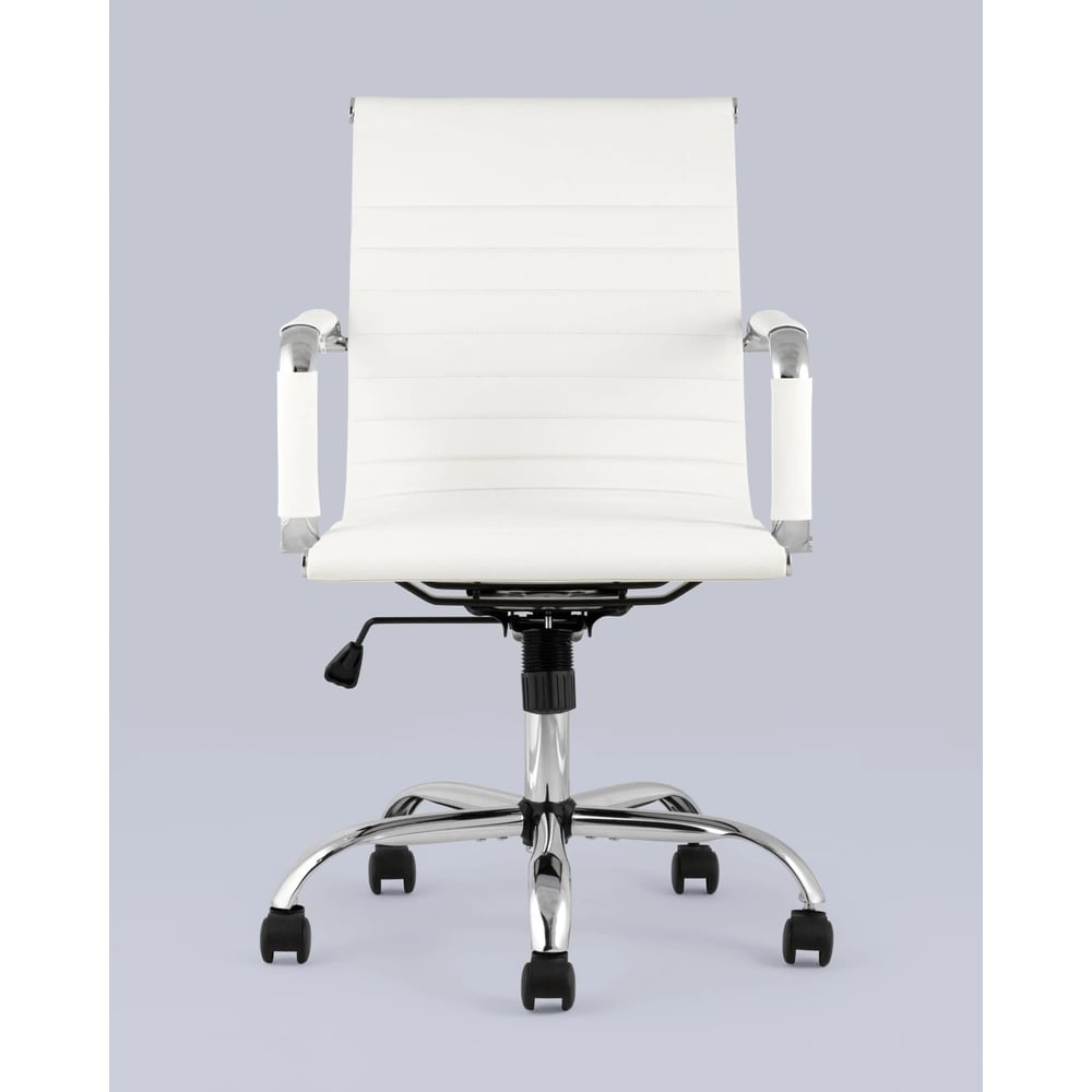 Кресло компьютерное Стул Груп TopChairs City S, белое D-101 white ...