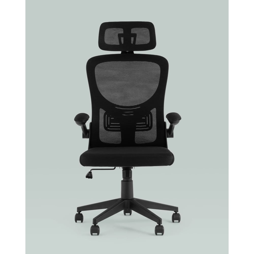 Кресло компьютерное офисное Стул Груп TopChairs Airone, черный D-502 ...