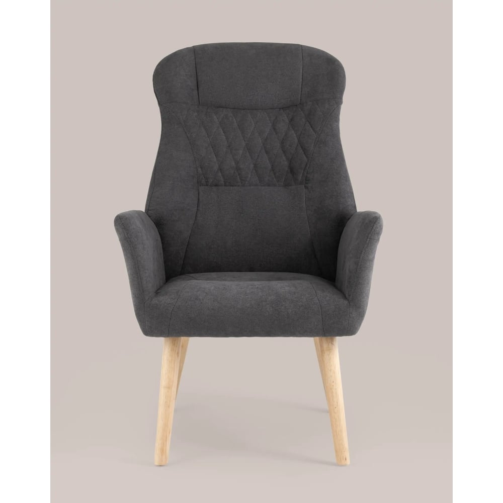 Кресло для гостиной Стул Груп Парлор графит QH-8337K 263-21 dark grey ...