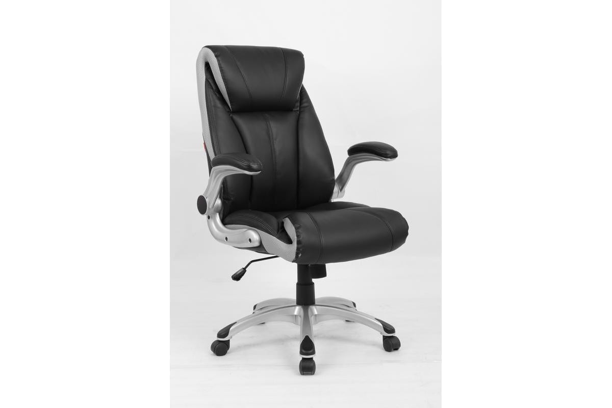 Кресло Easy Chair BNHgEChair-652 TPU кожзам черный, пластик серый ...