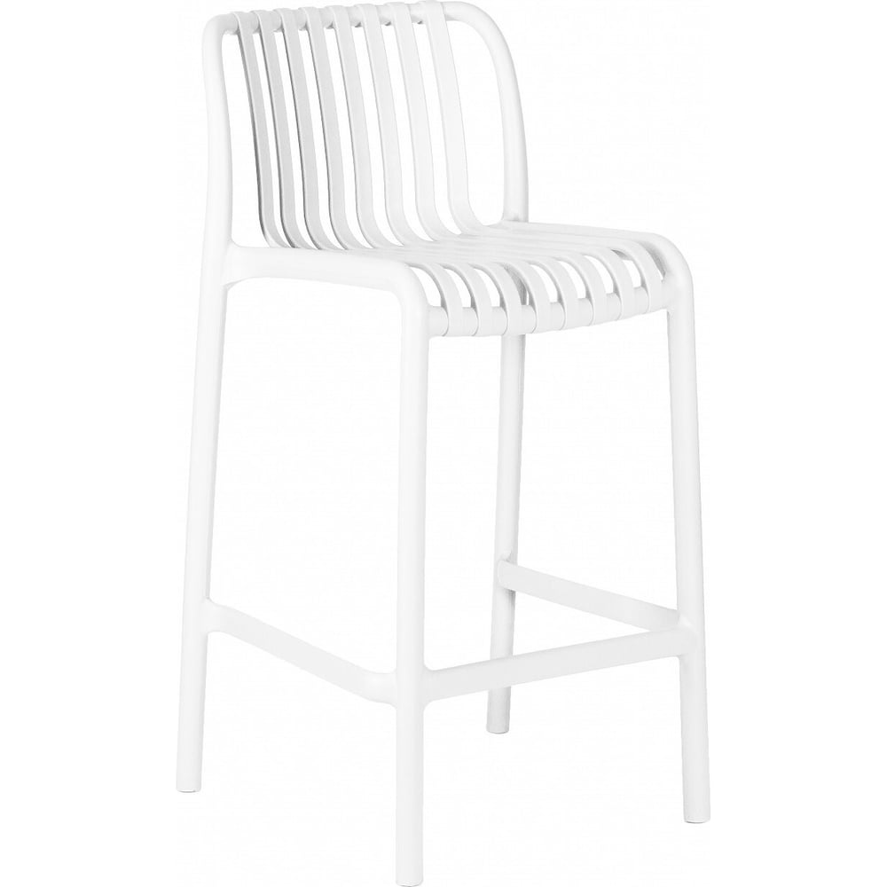 Стул полубарный DOBRIN CHLOE (цвет белый) LMZL-PP777-1_P-W-02 ...
