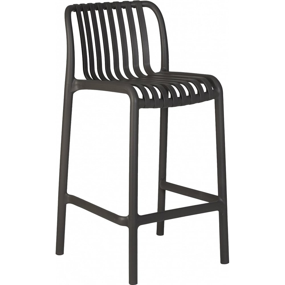 Стул полубарный DOBRIN CHLOE (цвет темно-серый) LMZL-PP777-1_P-GR-04 ...