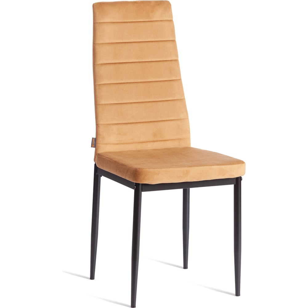 Стул Tetchair Easy (mod. JSC02-1) металл, флок, 41x52x96 см, brown (золотисто - коричневый ...