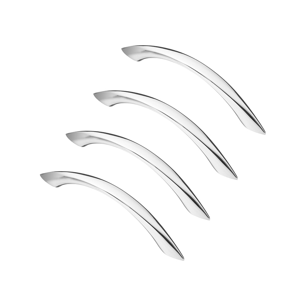 Комплект из 4 шт. Kerron ручка-скоба 96 мм S-2200-96, хром SET4(S-2200 ...