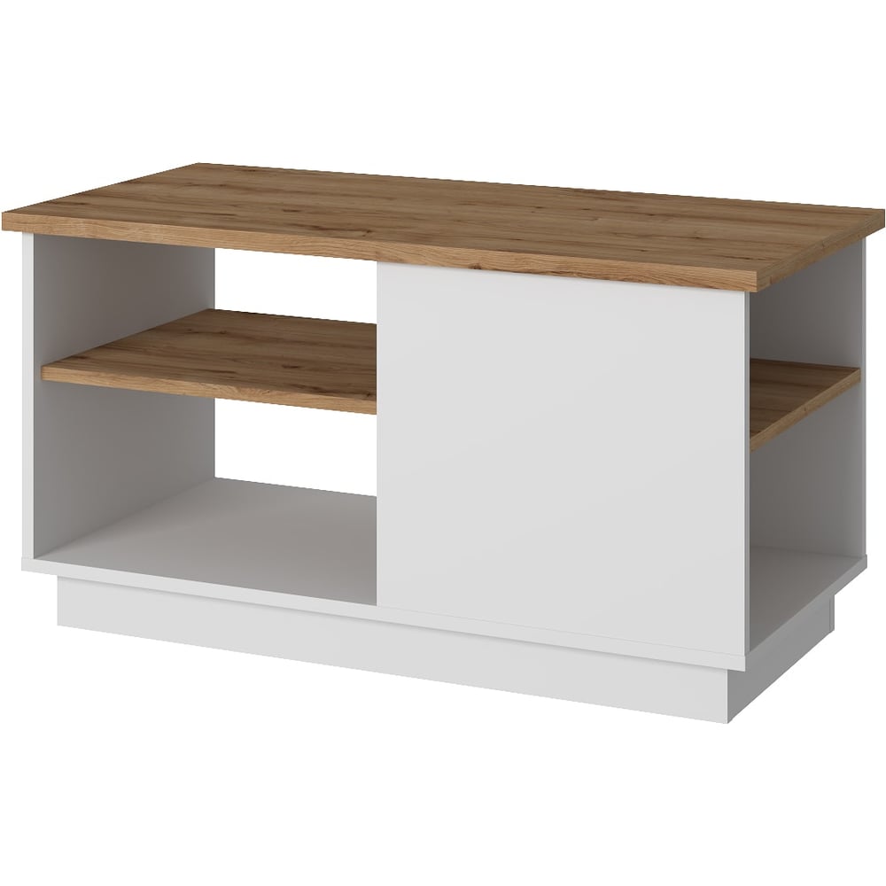 Журнальный стол Anrex MATEO белый/дуб наварра 731802 - выгодная цена, отзывы, характеристики ...