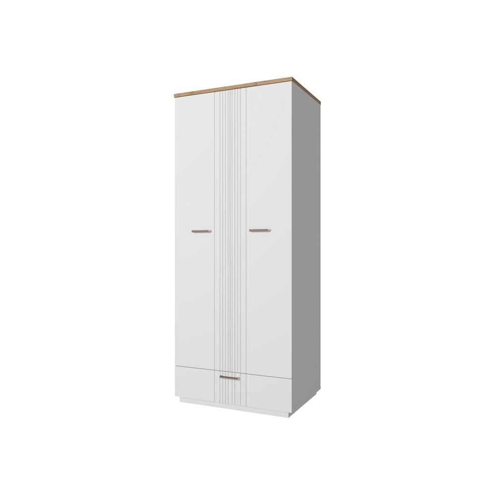 Шкаф Anrex MATEO 2DG1S белый/дуб наварра 732130 - выгодная цена, отзывы, характеристики, фото ...