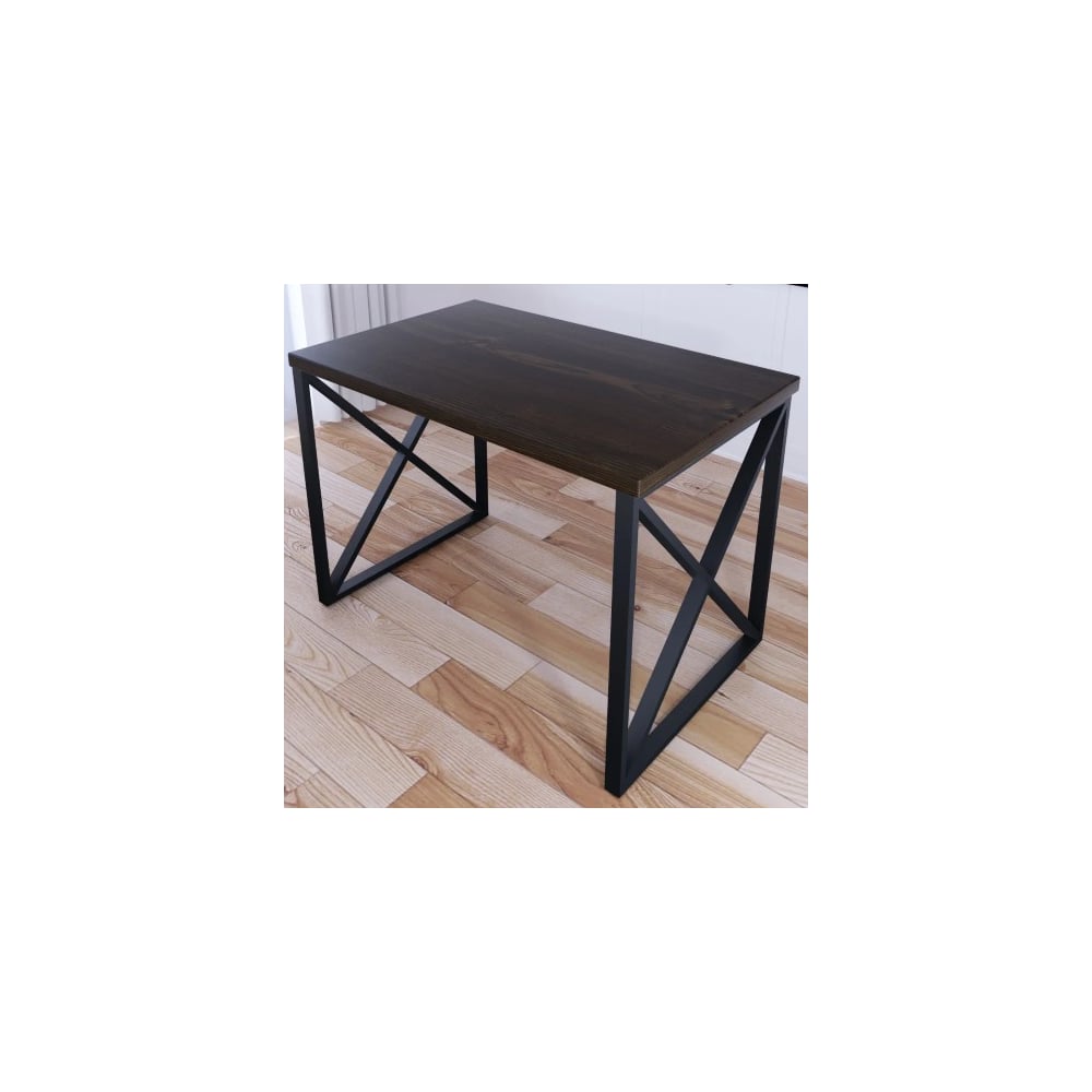 Стол кухонный Solarius Loft со столешницей цвета темного дуба из ...