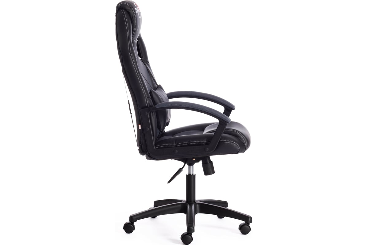 Кресло TetChair DRIVER кожзам/ткань черный/серый 36-6/12 10372 - выгодная цена, отзывы ...