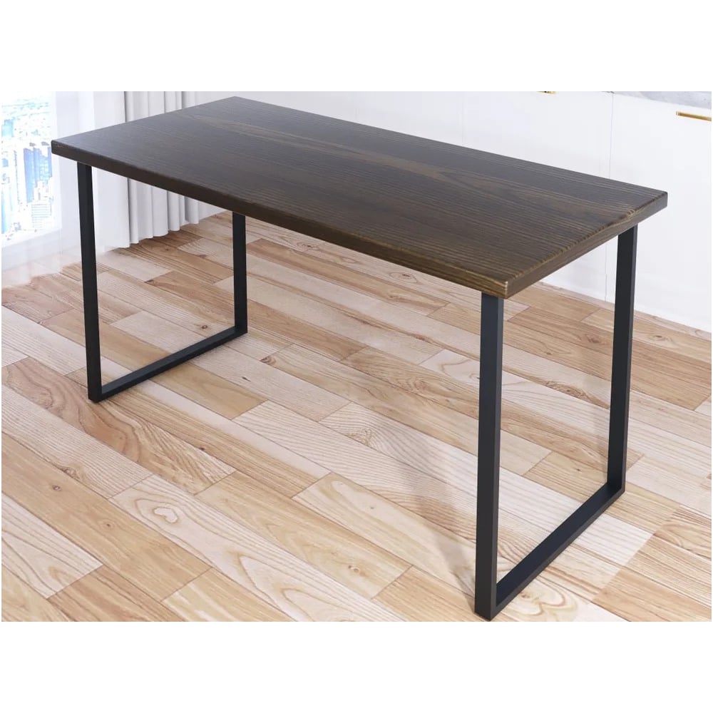 Стол кухонный Solarius Loft со столешницей цвета темного дуба из ...