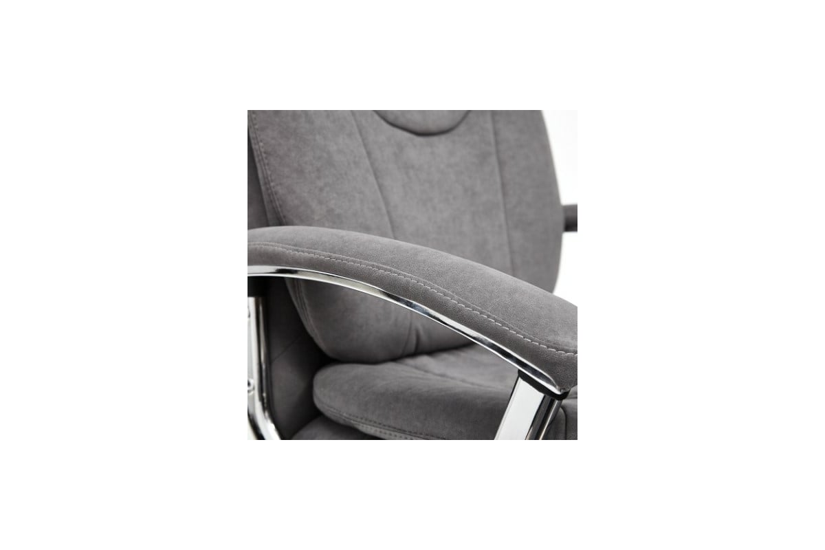 Кресло TetChair SOFTY LUX флок серый 29 13591 - выгодная цена, отзывы ...