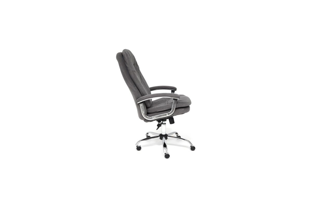 Кресло TetChair SOFTY LUX флок серый 29 13591 - выгодная цена, отзывы ...
