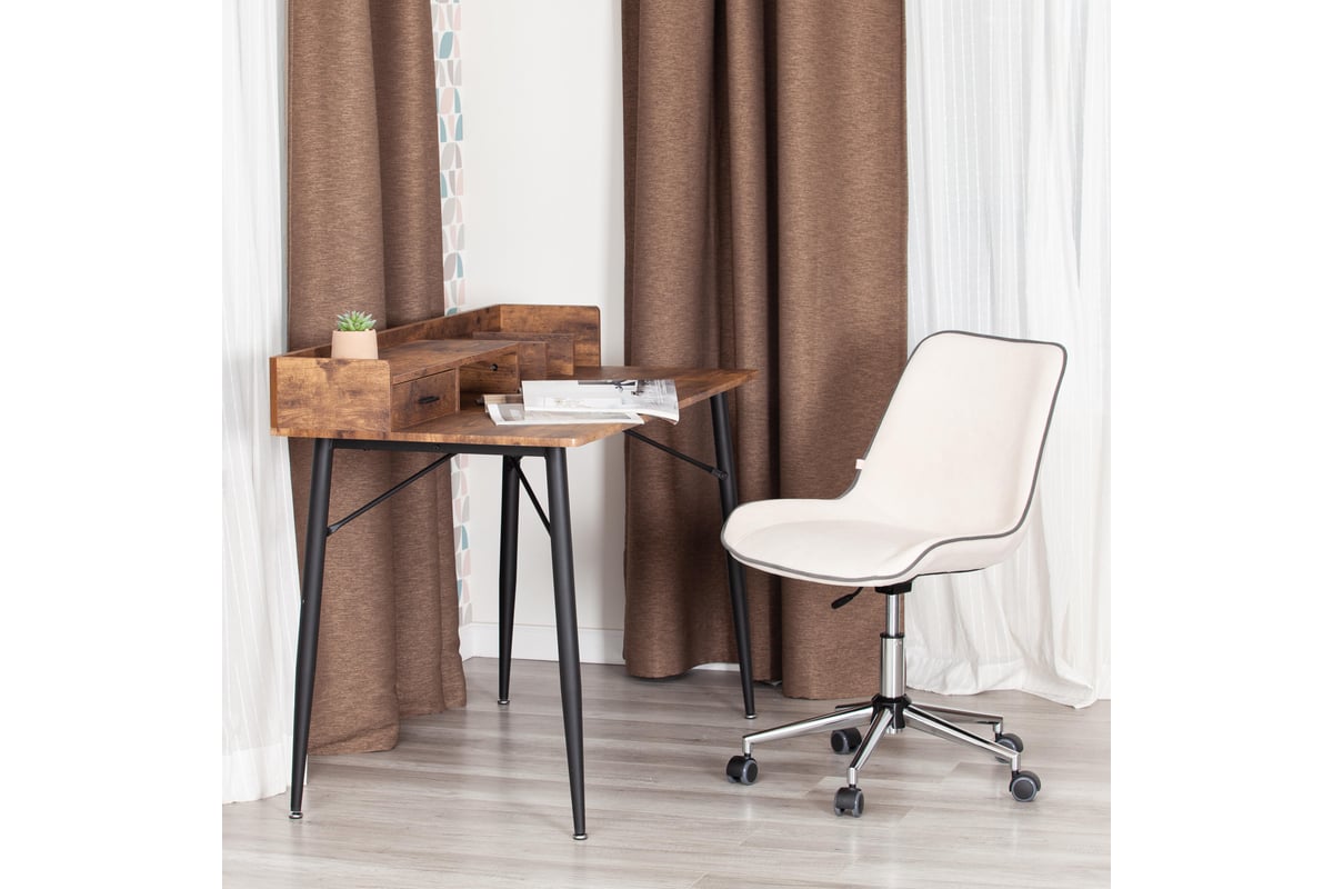 Кресло TetChair STYLE флок молочный 4 13568 - выгодная цена, отзывы, характеристики, фото ...