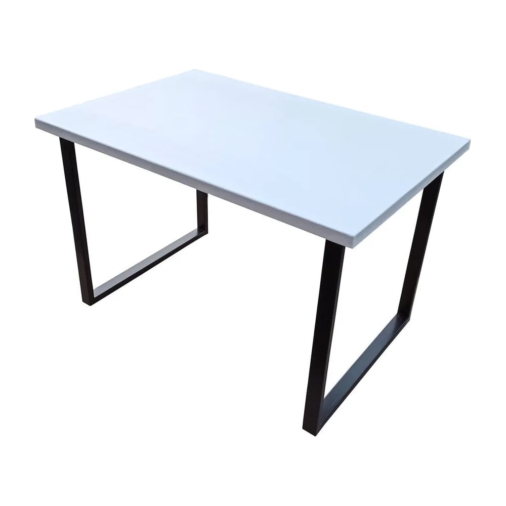 Стол кухонный Solarius Loft со столешницей белого цвета из массива ...