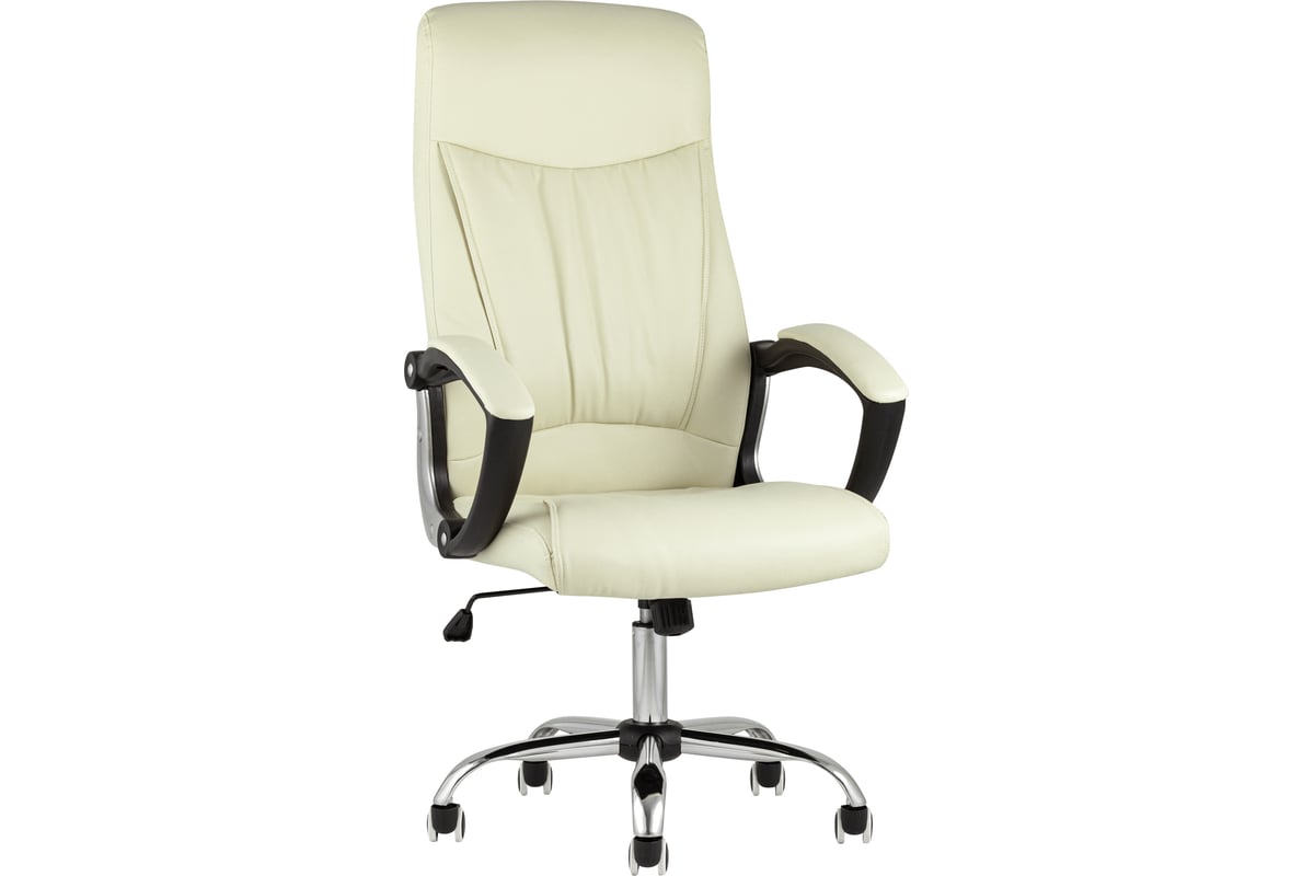 Кресло руководителя Стул Груп TopChairs Tower, бежевое D-418 beige ...