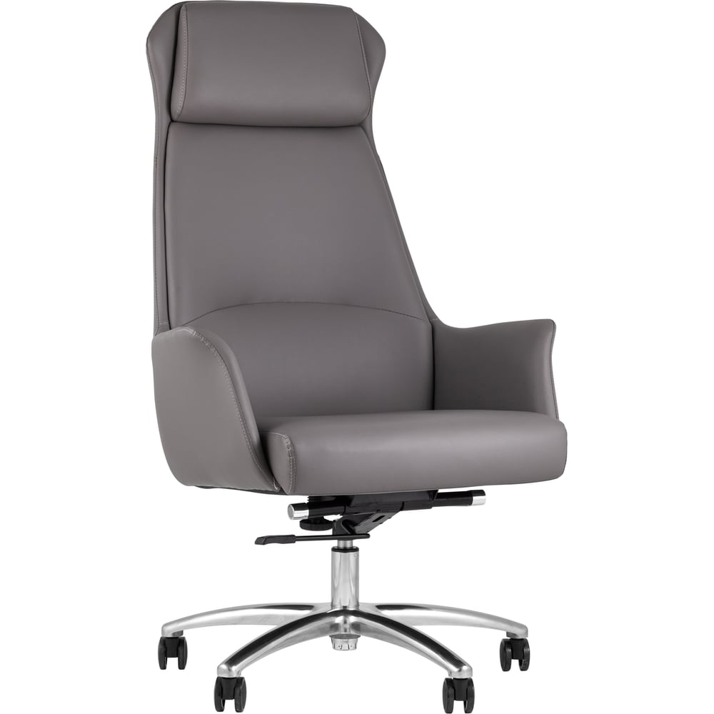 Кресло руководителя Стул Груп TopChairs Viking, серое A025 DL001-22 ...