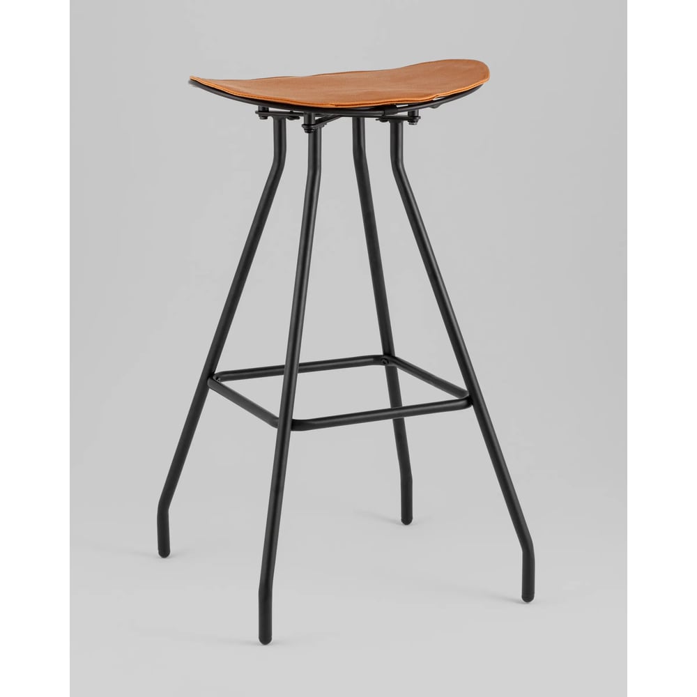 Стул барный Стул Груп Jerry, черный, с коричневой подушкой TMS-30-P ...