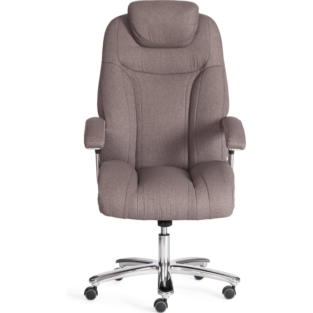 Кресло TetChair Trust max ткань рогожка Nice, мокко серо-бежевая 24698 - выгодная цена, отзывы ...