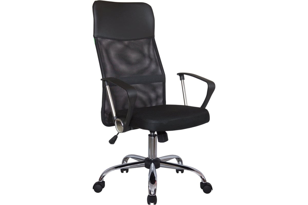 Кресло Riva Chair RCH 8074 чёрная ткань/чёрная сетка УЧ-00000050 ...
