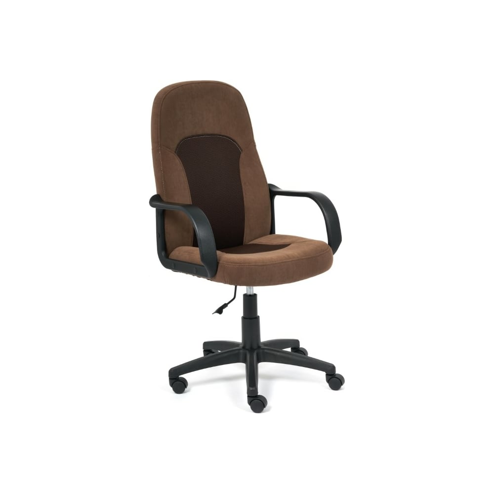 Кресло TetChair PARMA флок, ткань коричневый 6TW-24 15020 - выгодная цена, отзывы ...