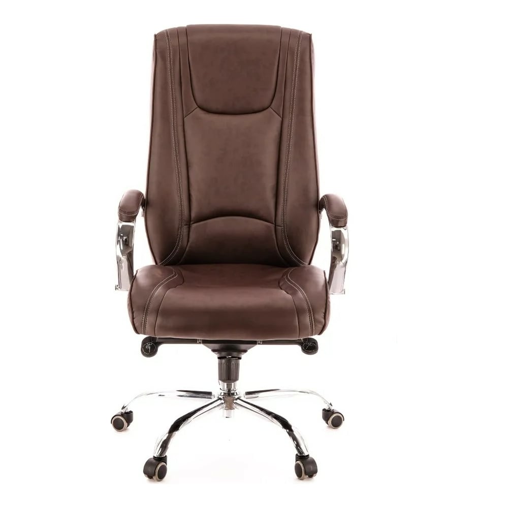 Кресло Everprof King M кожа коричневый EC-370 Leather Brown - выгодная цена, отзывы ...