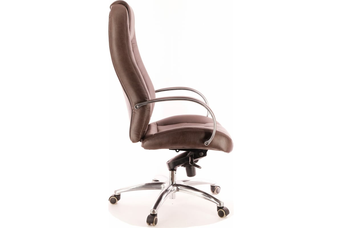 Кресло Everprof Drift Full AL M экокожа коричневый EC-331-1 PU Brown ...