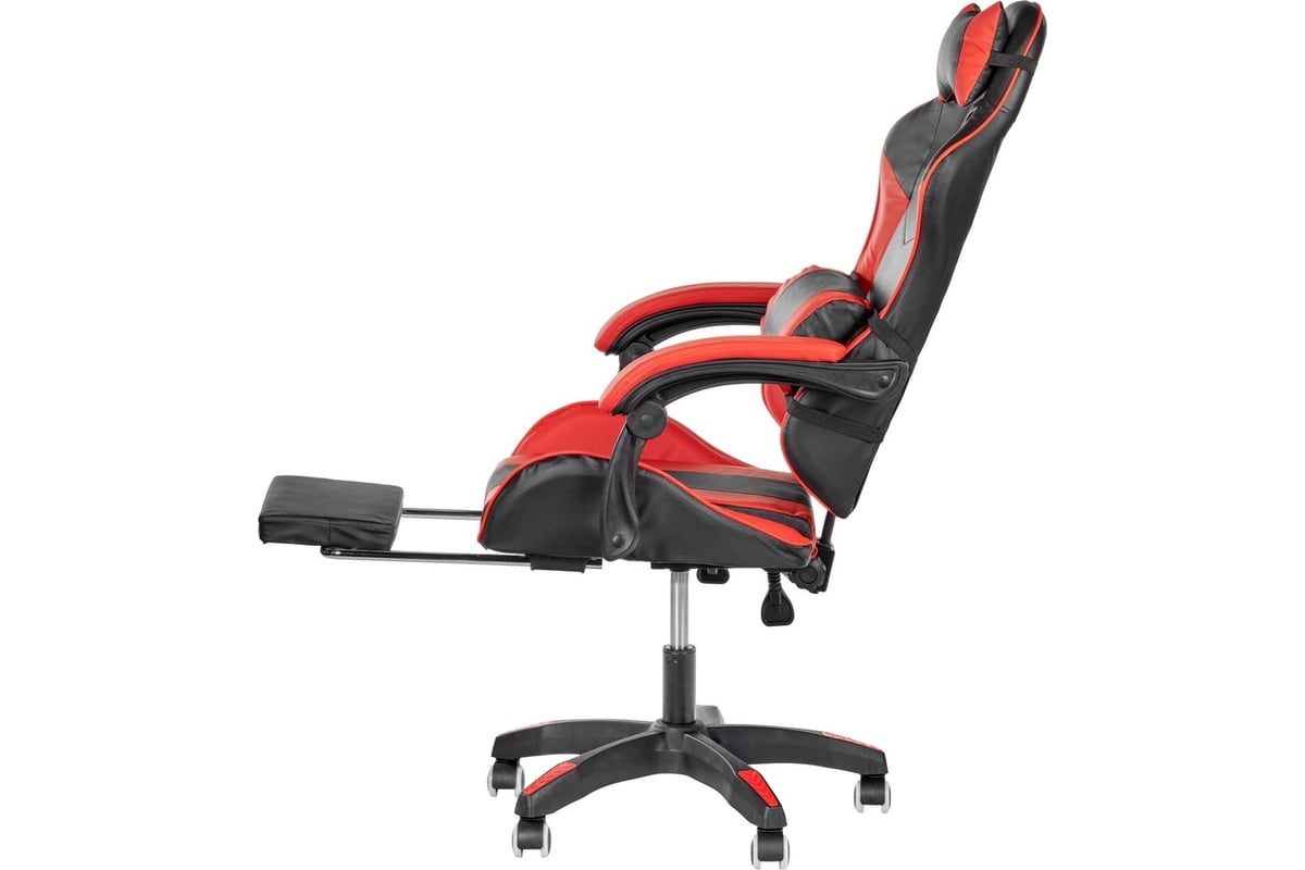 Игровое кресло BRADEX Alfa Pro с подножкой, чёрный-красный FR 0677 - выгодная цена, отзывы ...