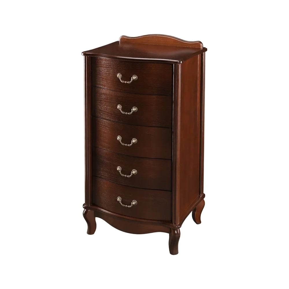 Узкий комод Мебелик Джульетта 5 ящиков, орех 5774 - выгодная цена ...