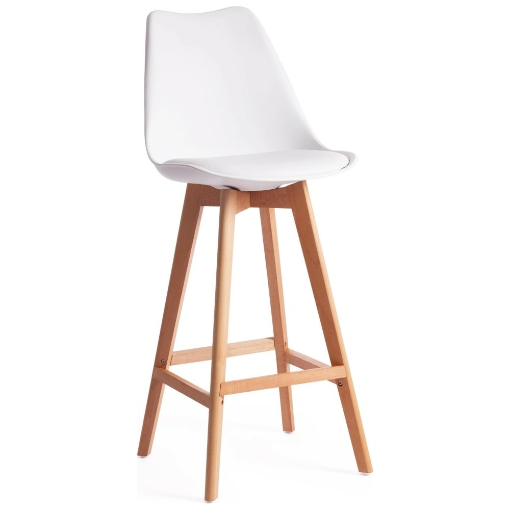 Барный стул Tetchair TULIP BAR C1014H пластик/дерево, 57x48x104 см ...
