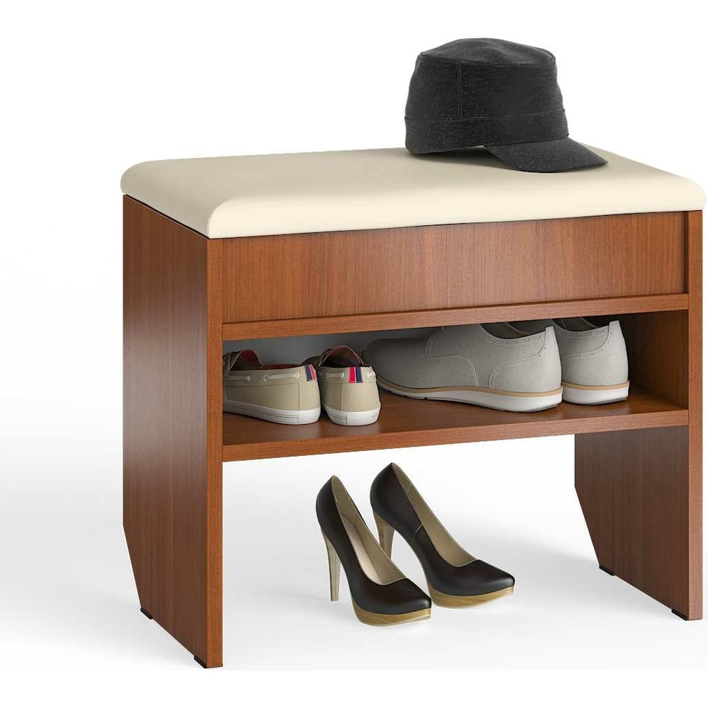 Тумба для обуви Мебельный двор С-МД-ТО-10, итальянский орех 1021045 ...