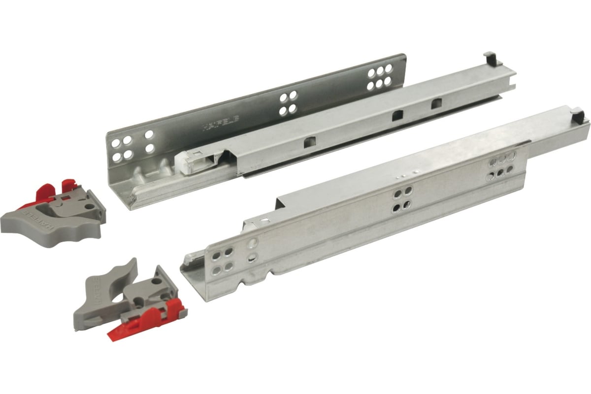 Направляющие Hafele Matrix runners UM A30 полного выдвижения, 16-19 мм ...