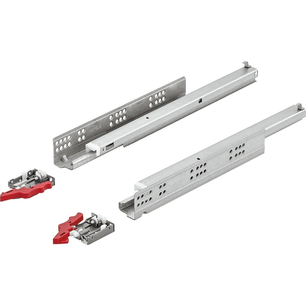 Направляющие полного выдвижения Hafele Matrix runners UM A soft-close ...