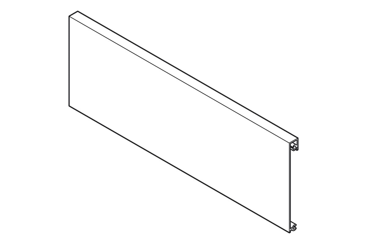 Панель для внутреннего ящика Hafele Matrix box S белая, 1100 мм 552.69. ...