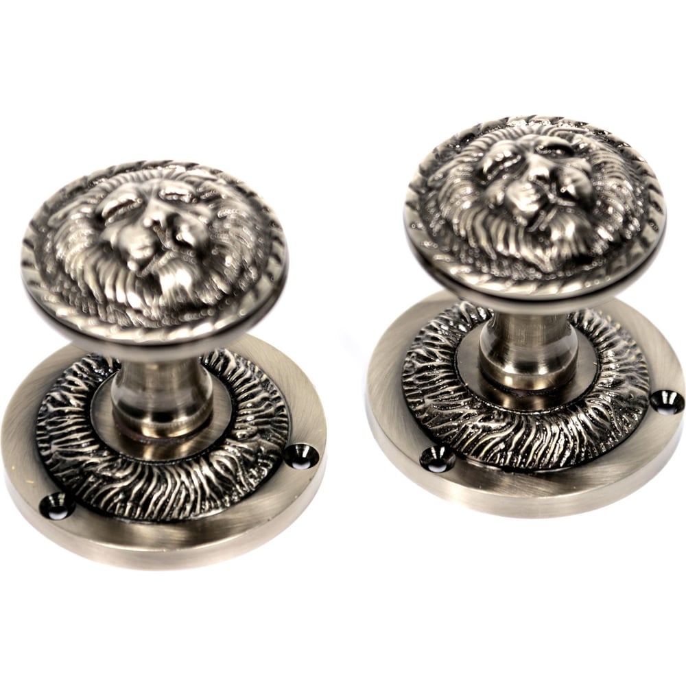 Дверные ручки Левша L.Baskerville EMPIRE LB-734 пара, старинное серебро У2-1639.СС - выгодная ...