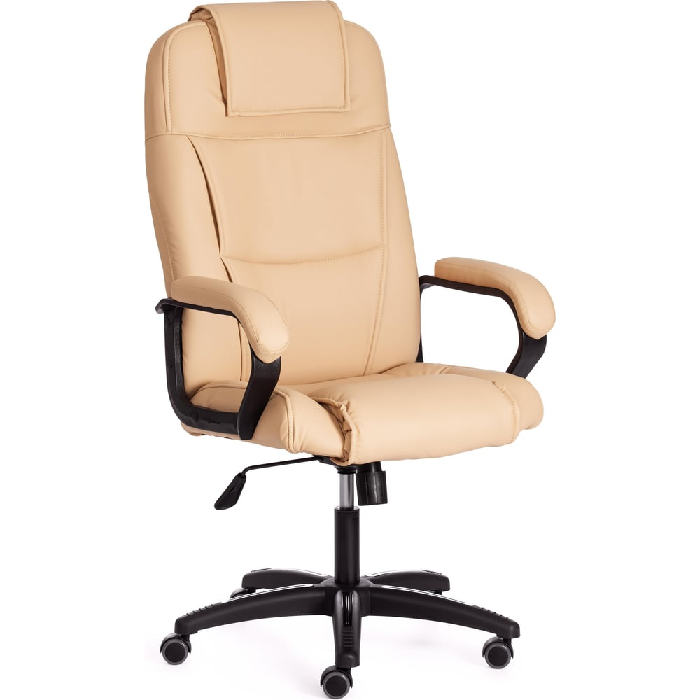 Кресло Tetchair bergamo 22 кож/зам, бежевый 36-34 19354 - выгодная цена, отзывы, характеристики ...